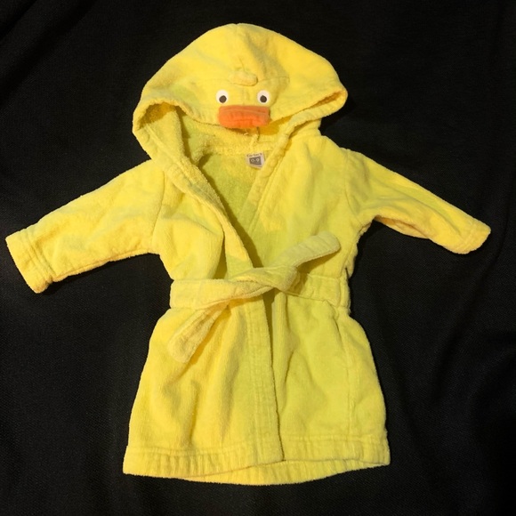 Carter's | Bath, Skin & Hair | Carters Baby Yellow Ducky Tie Robe 9 ...
